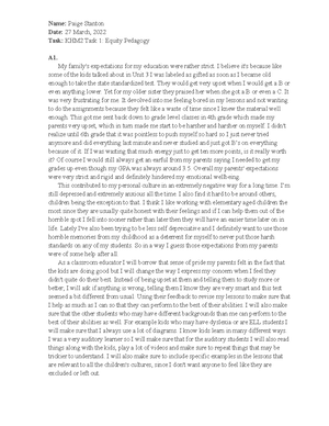 D169 Task 3 - Task 3 - D169 Task 3 A. During a job interview for a ...