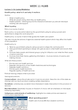 Health, ilness and wellbeing chapter 1 notes - Health, illness, and ...