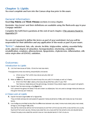 Chapter 8 outline - Chapter 8: Minerals You must complete and turn into ...