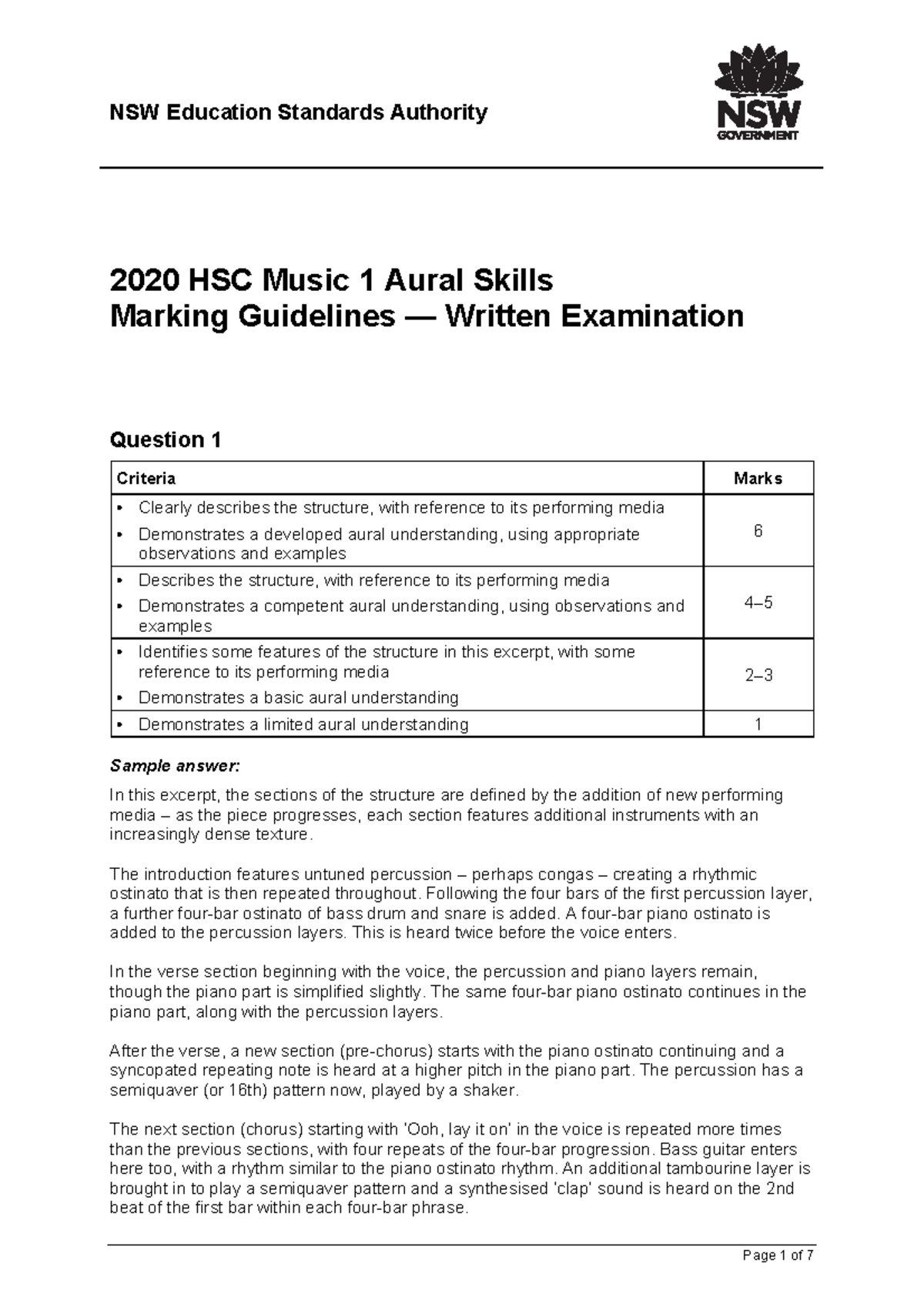 2020 hsc music 1 - Rhetorical Questions, Figurative language, low ...