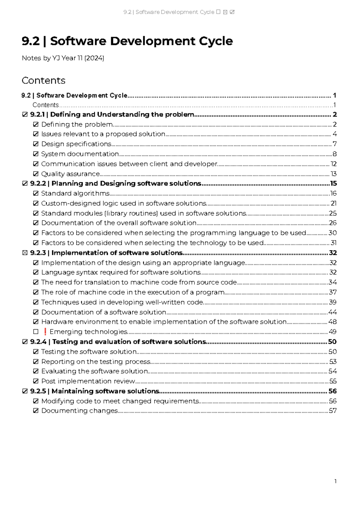 SDD HSC 9.2 - Software Development Cycle - 9 | Software Development ...