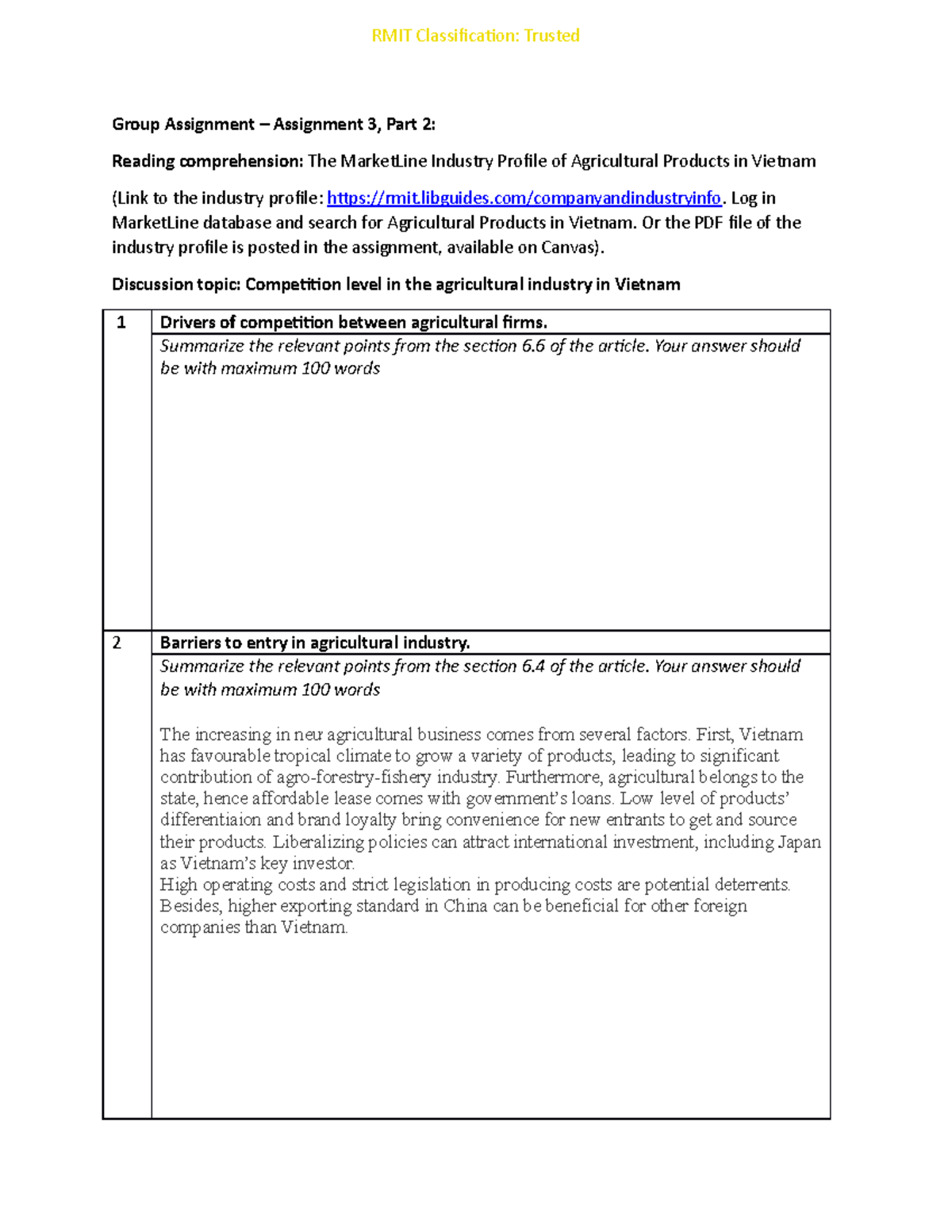Assignment 3 Part 2 ECON1194 2021C Hanoi G01 Chi TP Group 6 - Group Assignment – Assignment 3 ...