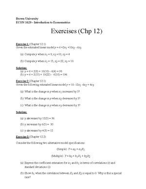 Exercises (Discrete Random Variables) - Exercises (Discrete Random ...