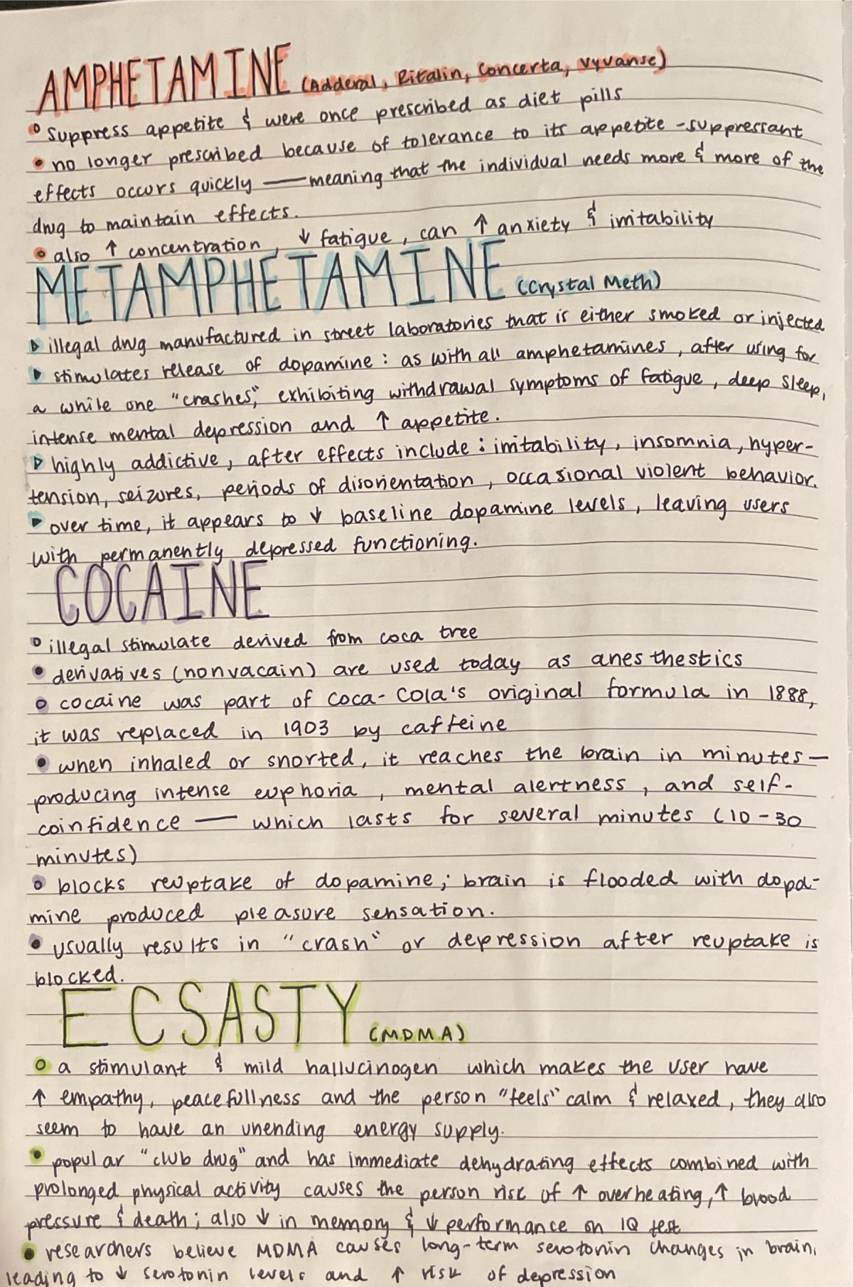 Note16 - Very detailed notes that have important psychology info for ...