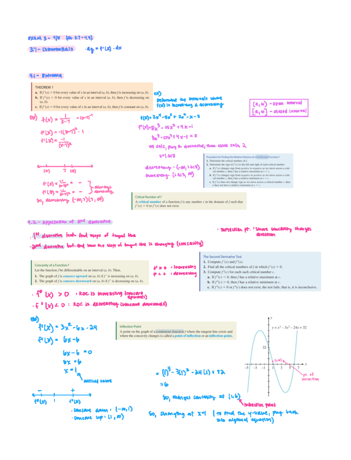 Review for Exam 3 - MATH 185 - Studocu