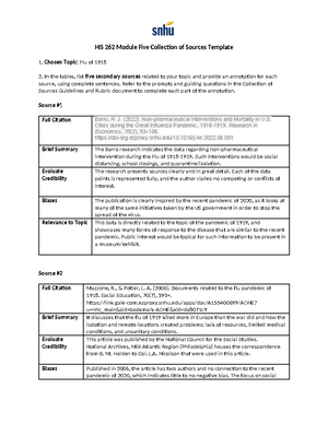 His 262 Module Two Project Proposal - HIS 262 Module Two Project ...