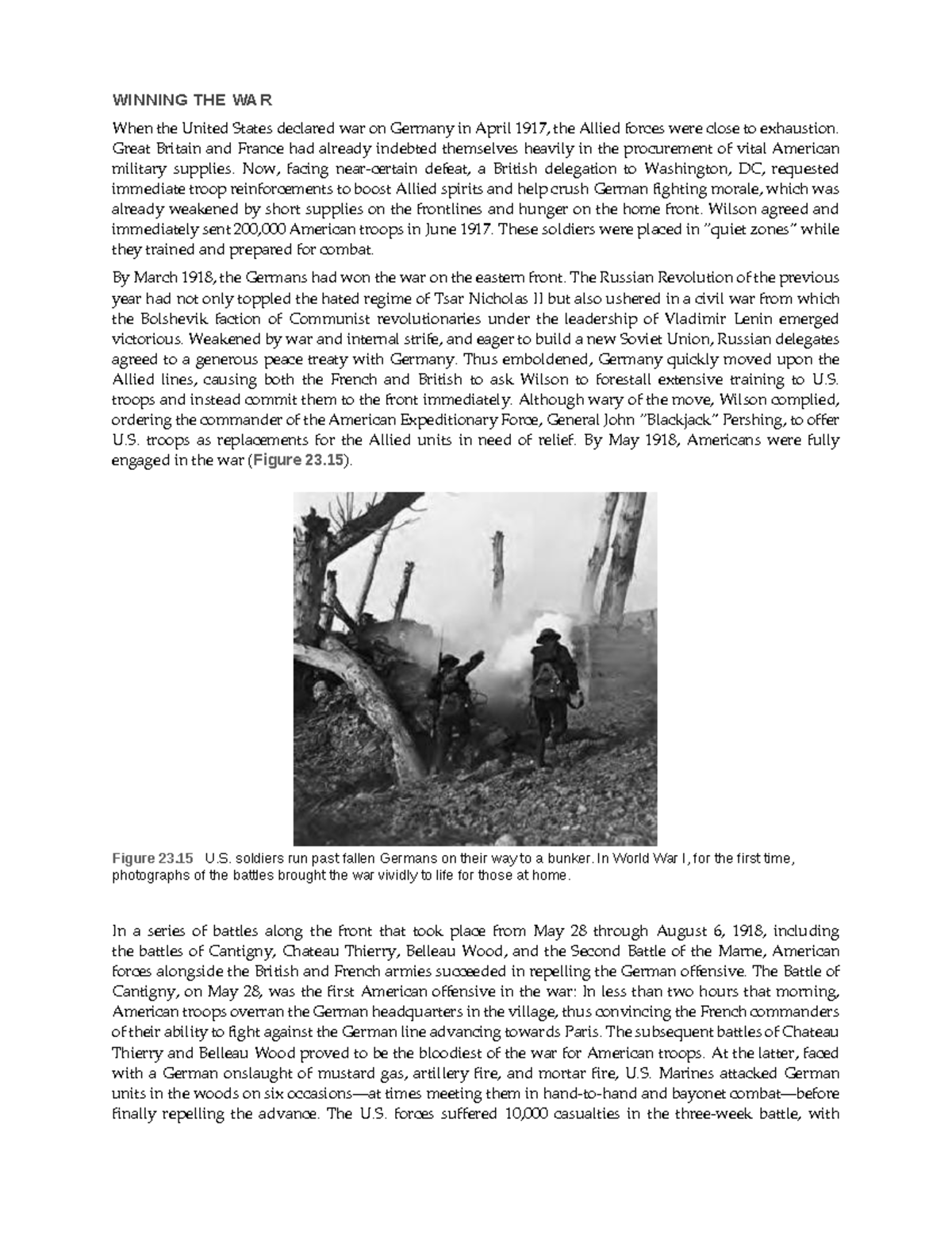 History - Global WORD Chapter 60 - WINNING THE WAR When the United ...