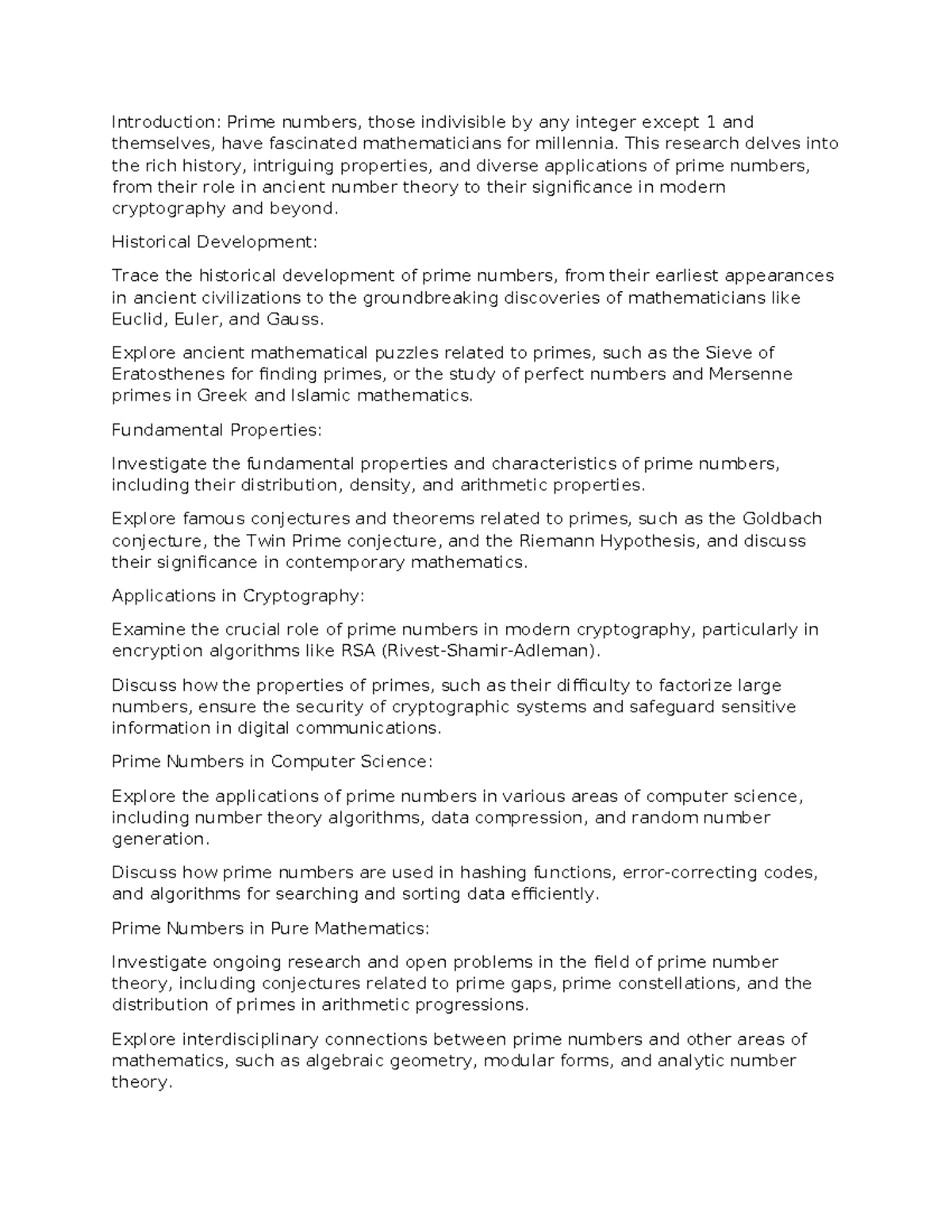 Math Research - Mapeh - Introduction: Prime numbers, those indivisible ...