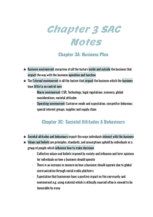 Year 11 Business Management Unit 1 Exam Revision Sheet - Year 11 ...