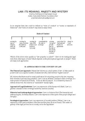 Tutorial LIA1007 Topic 2 - III: Law and Social Change Students are ...