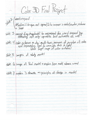 History of color assignment - IDB161 - Studocu