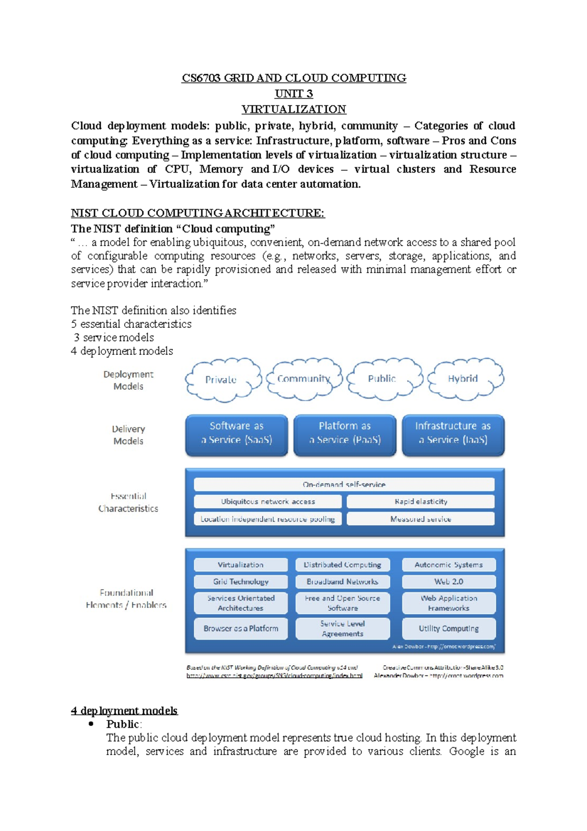 Unit 3-Grid and Cloud - m m l l l - CS6703 GRID AND CLOUD COMPUTING UNIT 3 VIRTUALIZATION Cloud ...