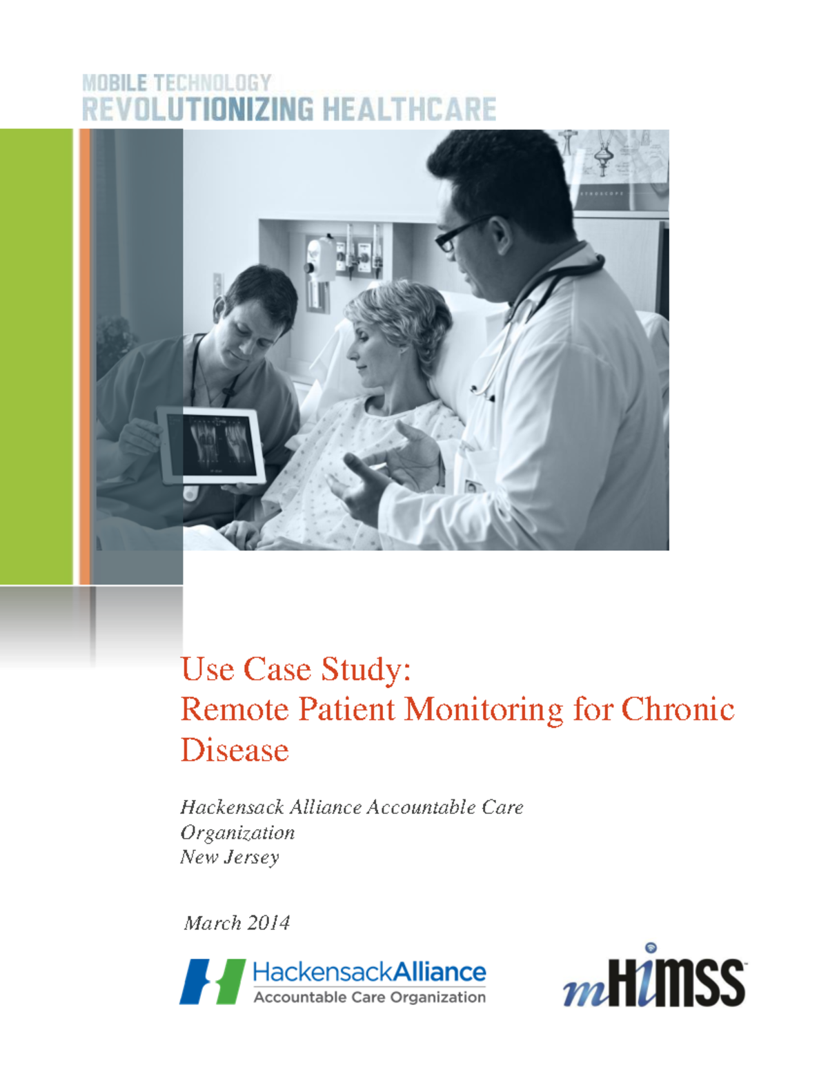 Hackensack use case study - Use Case Study: Remote Patient Monitoring ...