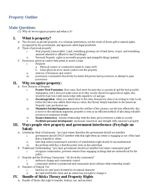 Week 1 - These are week 1 notes. - Week 1: Property Sprankling 1- Ask ...