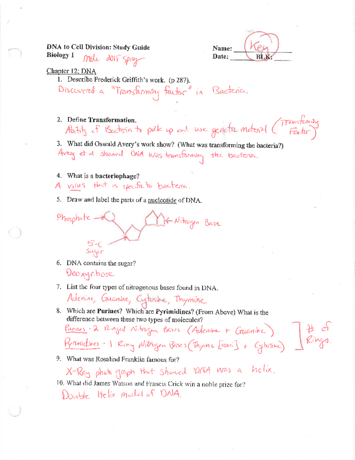 Study Guide Test Unit 3 Key - Studocu