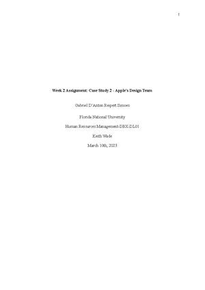 Week 4 Assignment Case Study 1 - Week 4 Assignment: Case Study 1. Whirlpool Mixes up Its ...