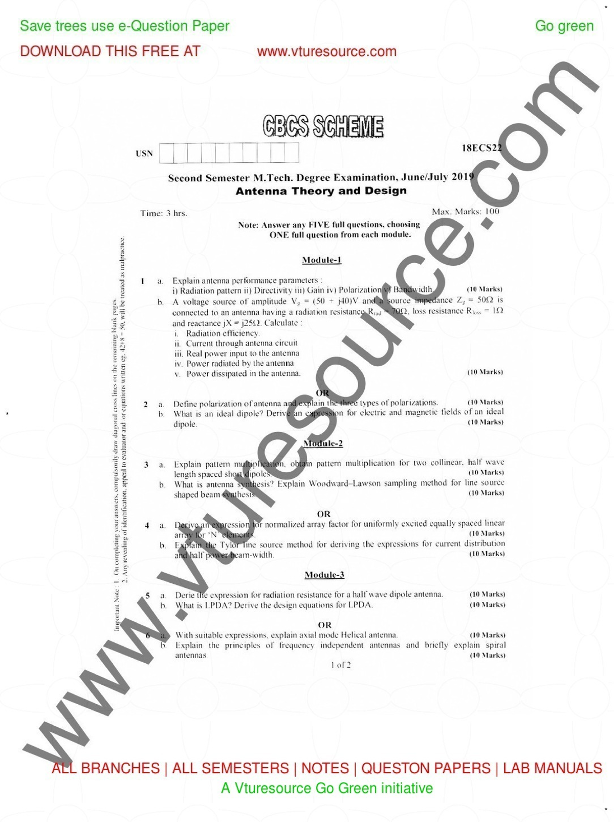 July-2019 - good qp - Jun July question paper - Studocu