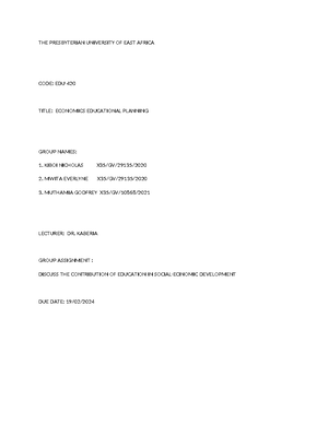 CRE Form Two Notes - Form 2 selection - Form Two Notes St. Luke’s ...