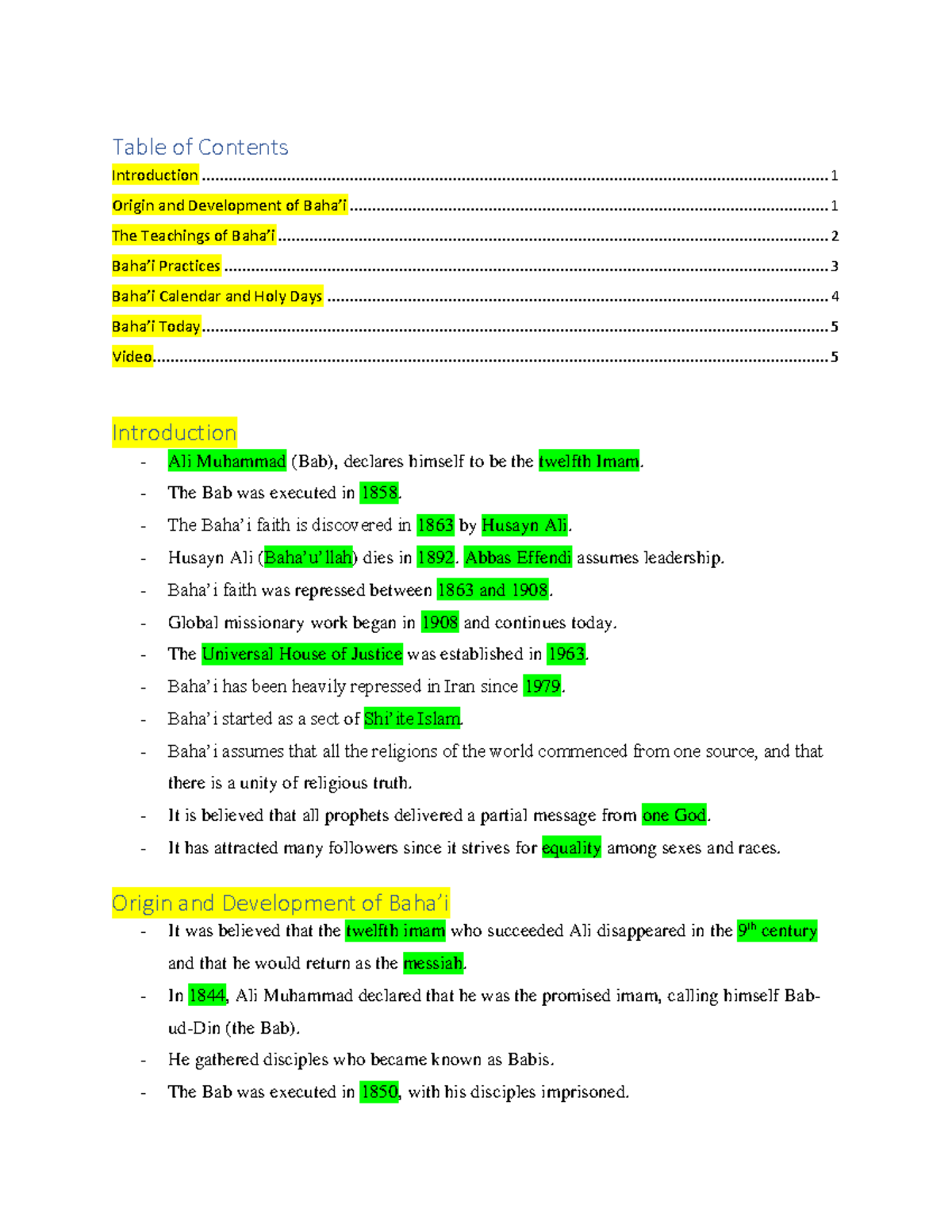 Hopfe Ch 13 Notes - Table of Contents Introduction - Studocu