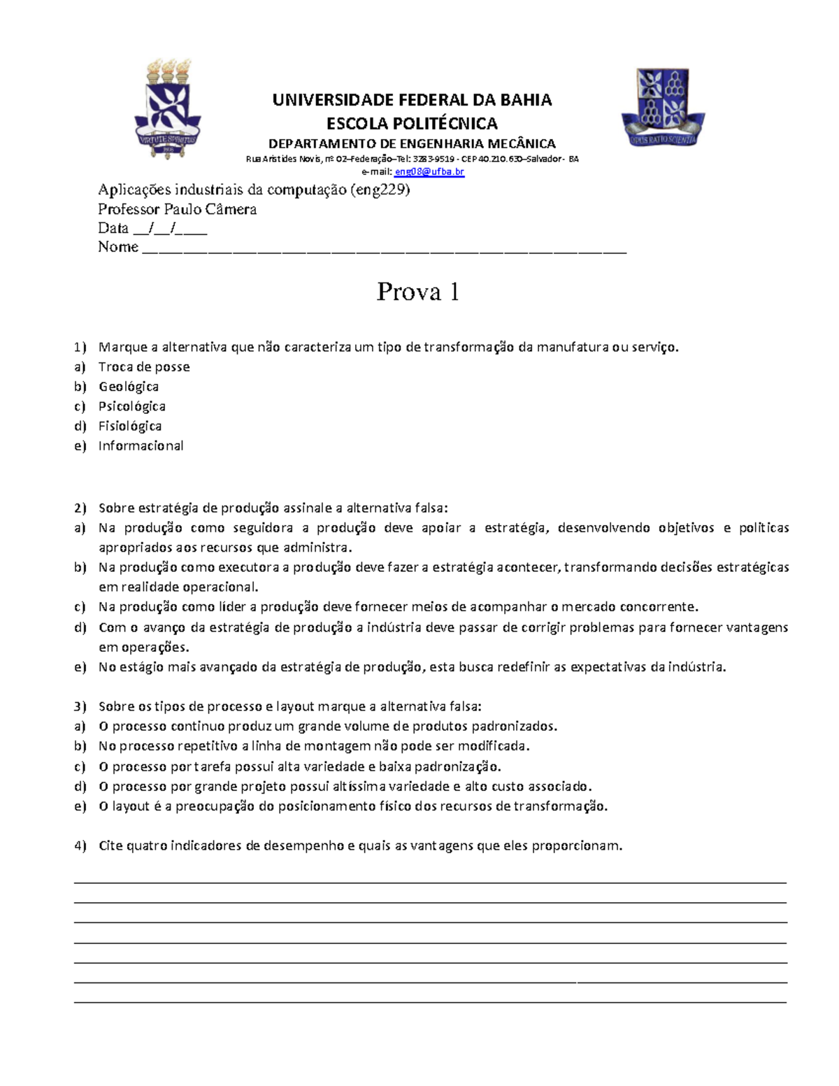 prova eng229 2017 - Warning: TT: undefined function: 32 Warning: TT: undefined function: 32 ...