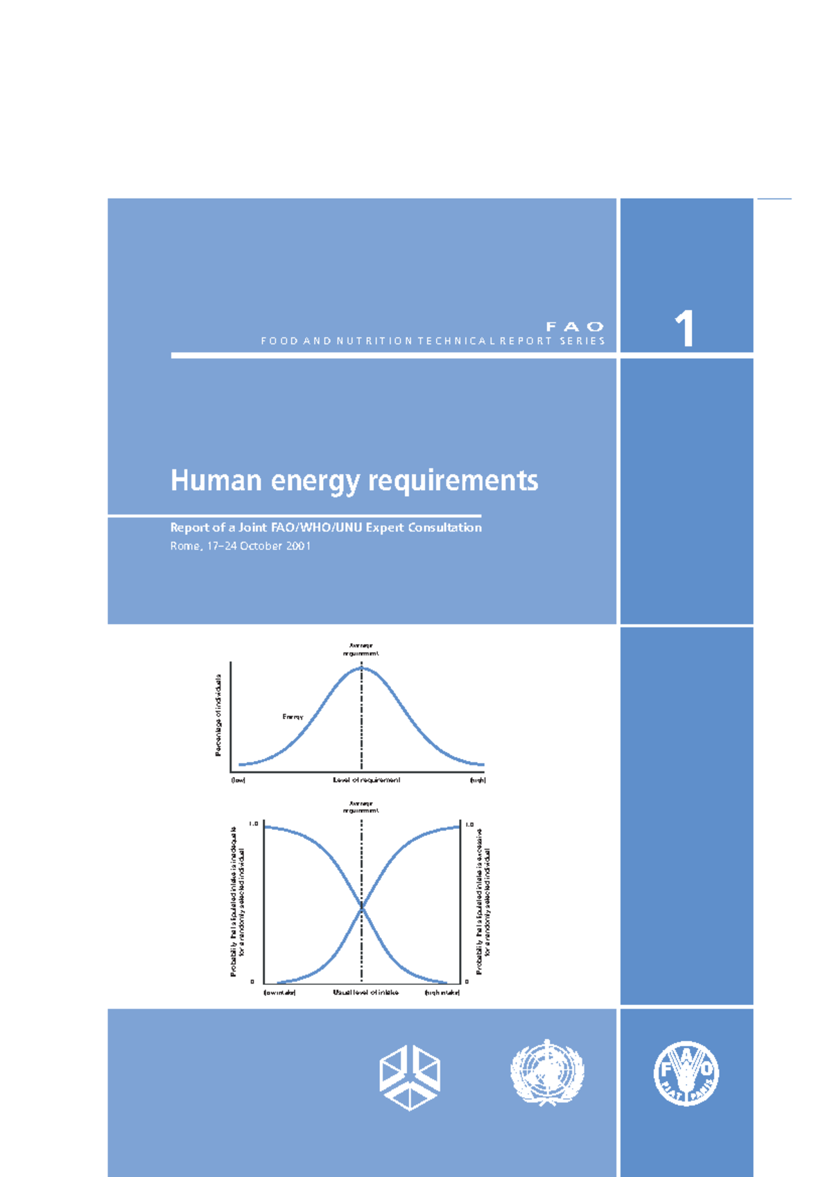 FAO-WHO Human Energy Req 2001 formulas para calcular requerimientos ...