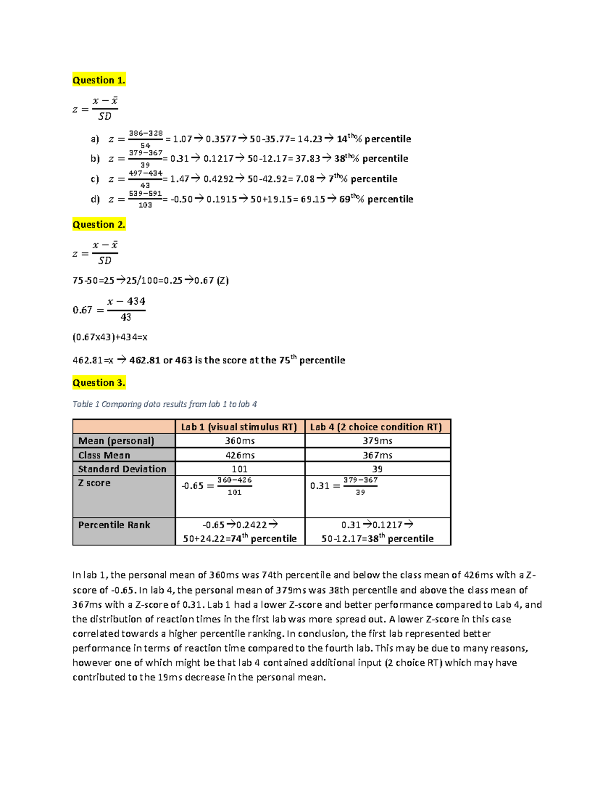 Lab 4 2050 - Laboratory 4: The measurement of choice reaction ...
