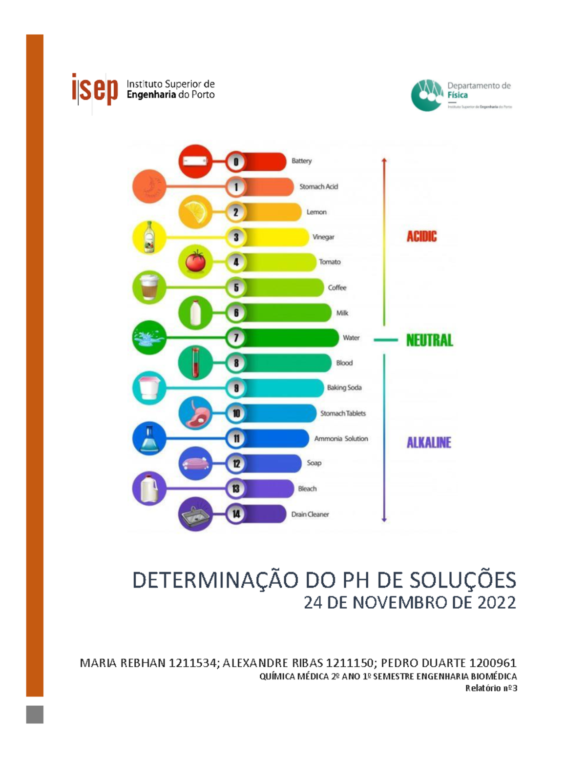 Determinação DO PH DE Soluções - DETERMINAÇÃO DO PH DE SOLUÇÕES MARIA ...