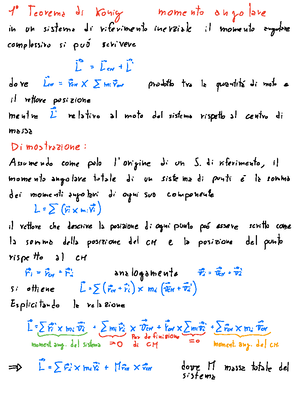 Domande orale fisica - Domande orale fisica Discussione sugli errori del compito (momento ...