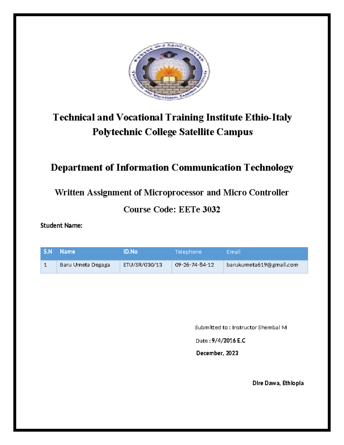 C programming language - Technical and Vocational Training Institute ...