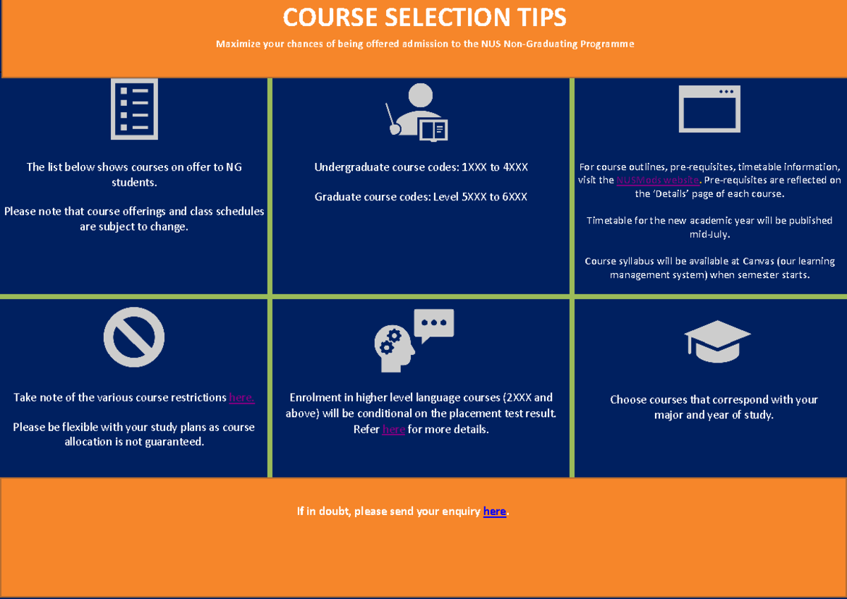 Ng-courses (1) - hope it helps - The list below shows courses on offer ...