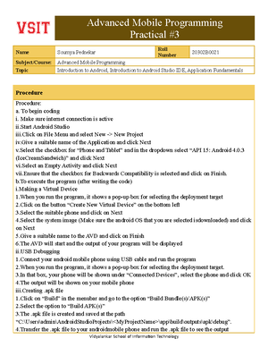 Advanced ai &ml lab(18AIL76) - artificial intelligence and machine ...
