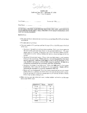 Math 109 Practice Final #1 - UNIVERSITY OF VICTORIA MATH 109 PRACTICE ...
