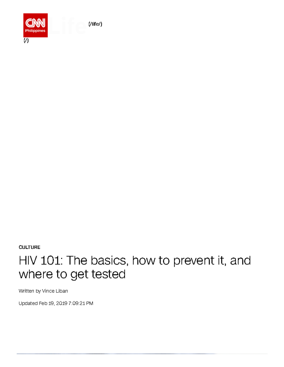 HIV 101 The basics, how to prevent it, and where to get tested ...