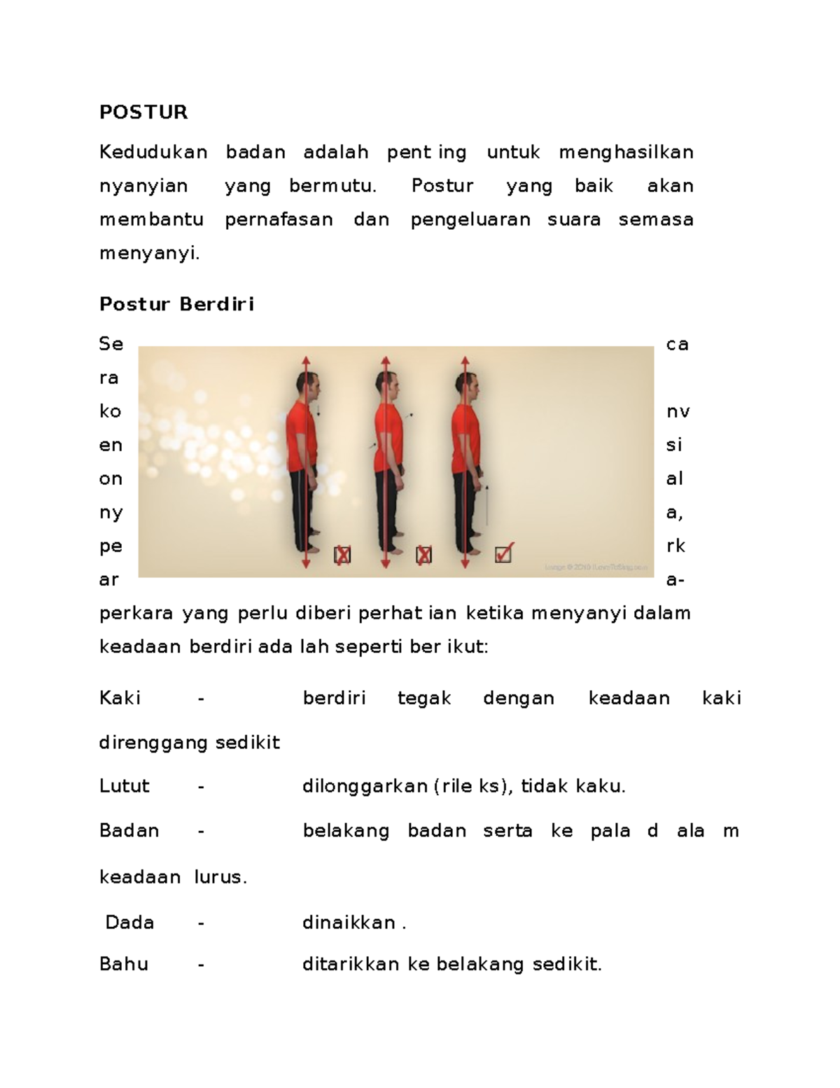 136445859 Postur Semasa Menyanyi Berdiri Atau Duduk - POSTUR Kedudukan ...