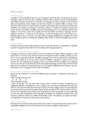 Morphology Chapter 5 - Morphology (Weeks 6 & 9) Morphemes and Meaning ...