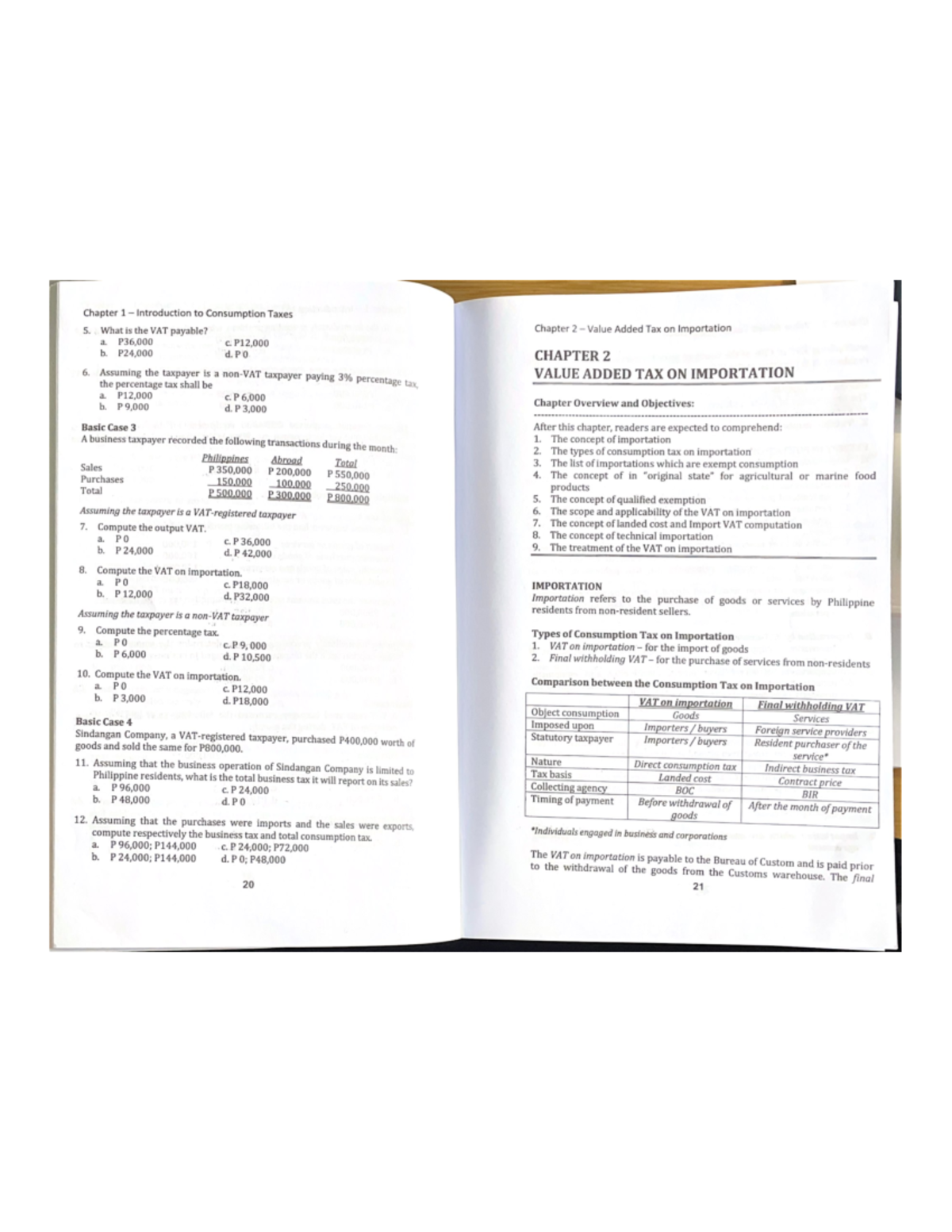 Importation - Tax - Fundamentals of accounting - Studocu