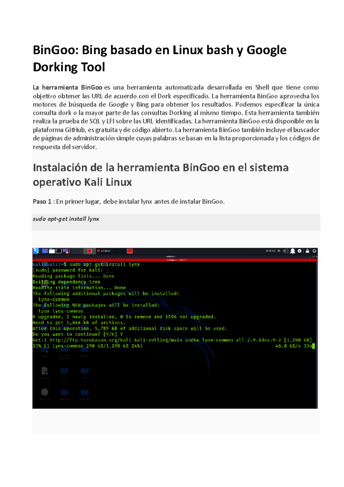 Practica-sqli-1 - Apunte - BinGoo: Bing basado en Linux bash y Google ...