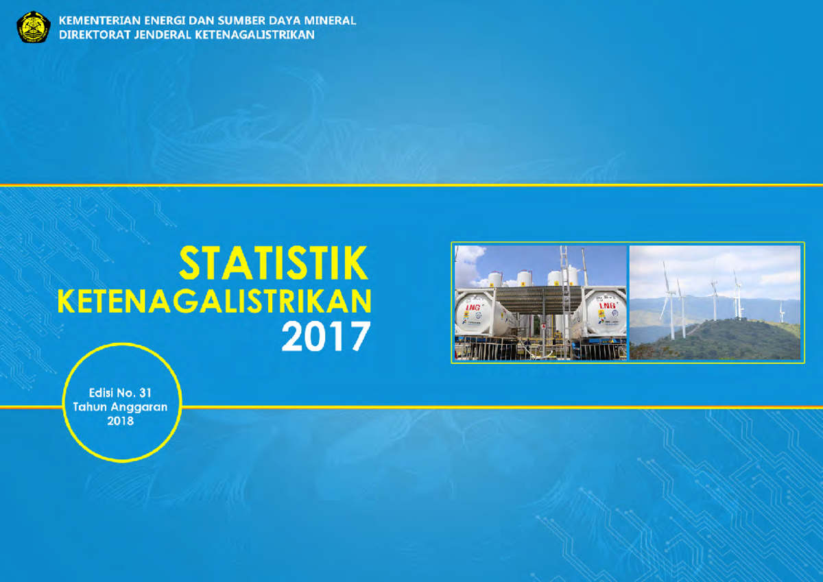 Statistik Ketenagalistrikan T.A. 2018 - Warning: TT: undefined function: 32 ii Statistik - Studocu