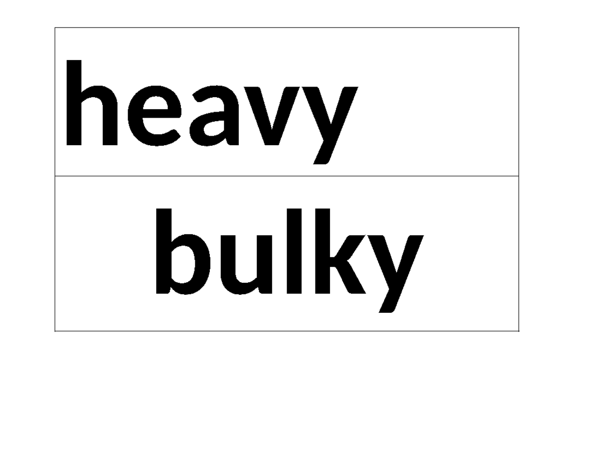 Adjectives - English grammar - heavy bulky fearful scary delicious ...