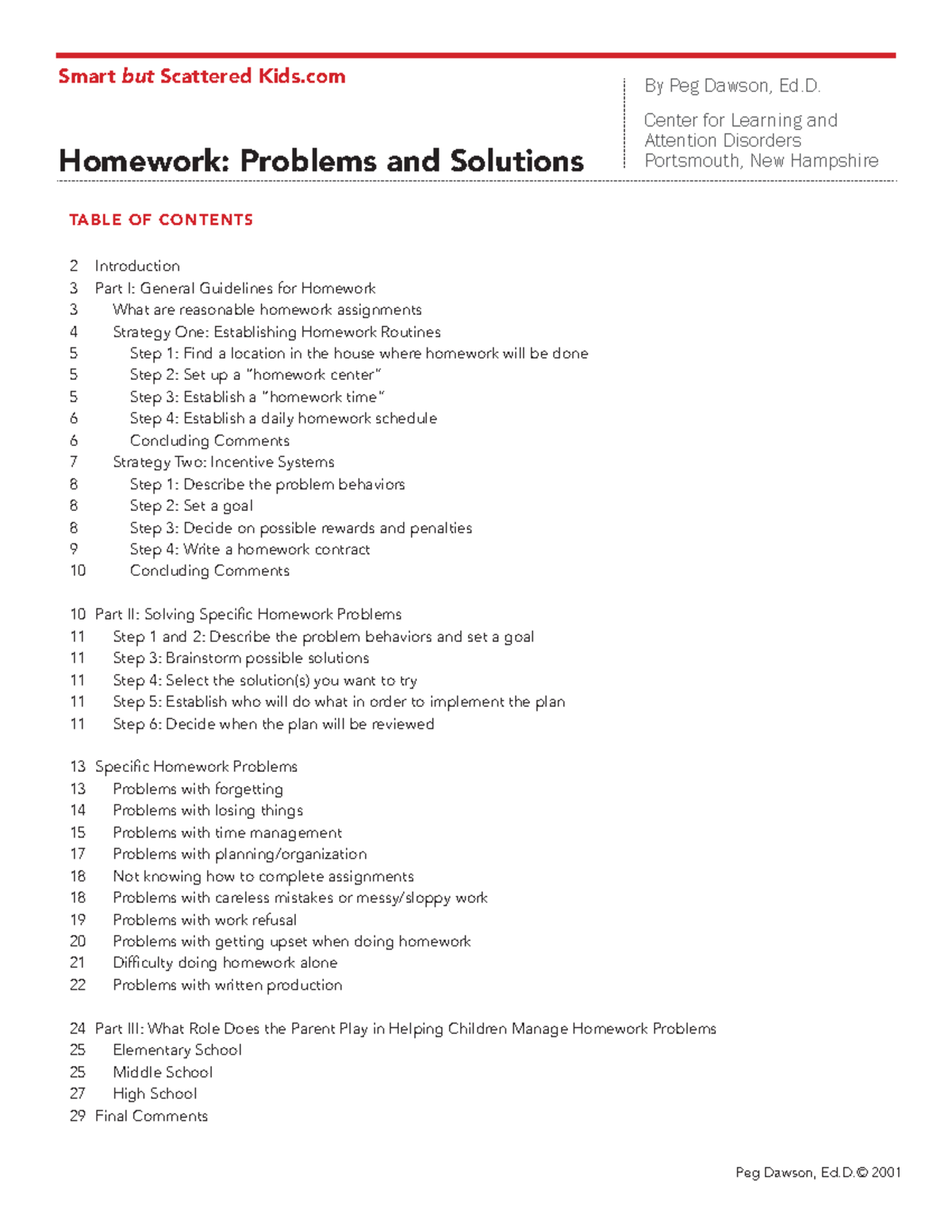 Homework-Problems-Solutions - Smart but Scattered Kids TABLE OF ...