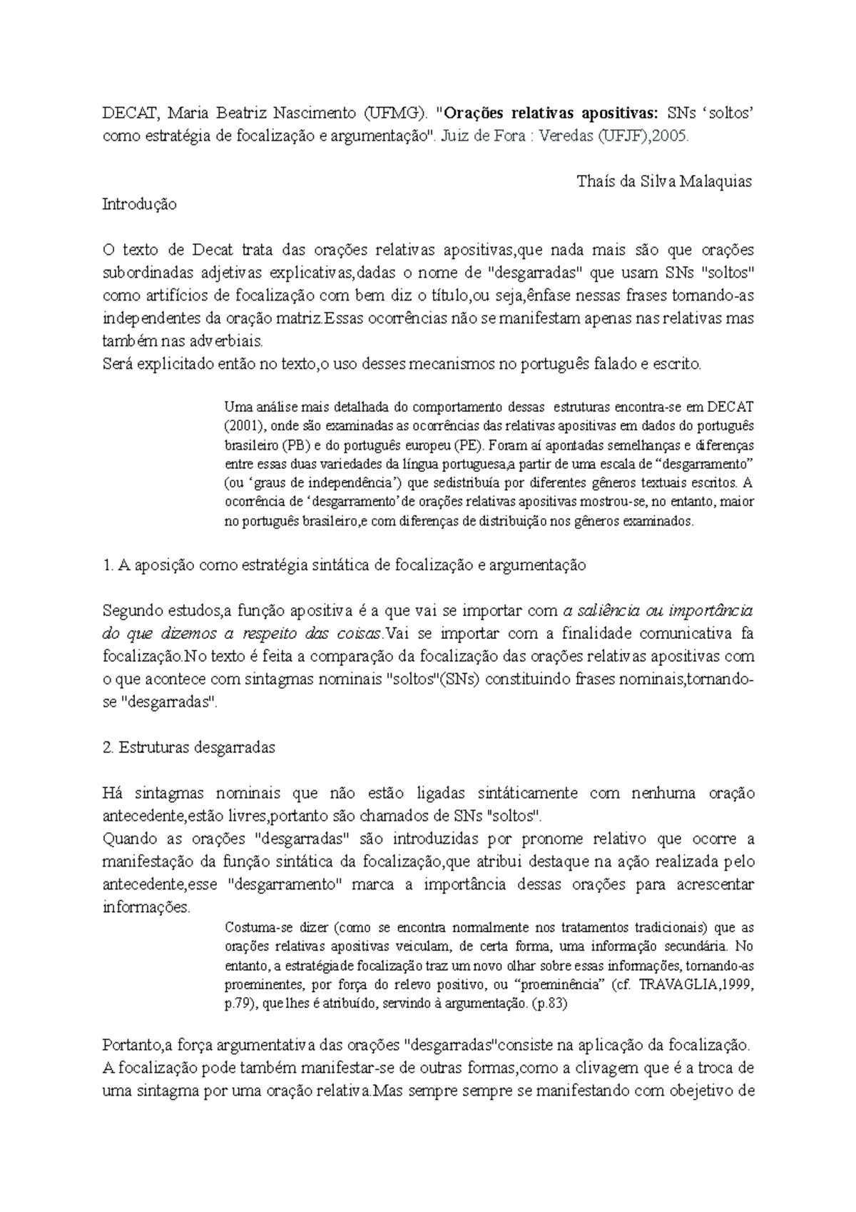 Modelo De Resenha Academica - FDPLEARN