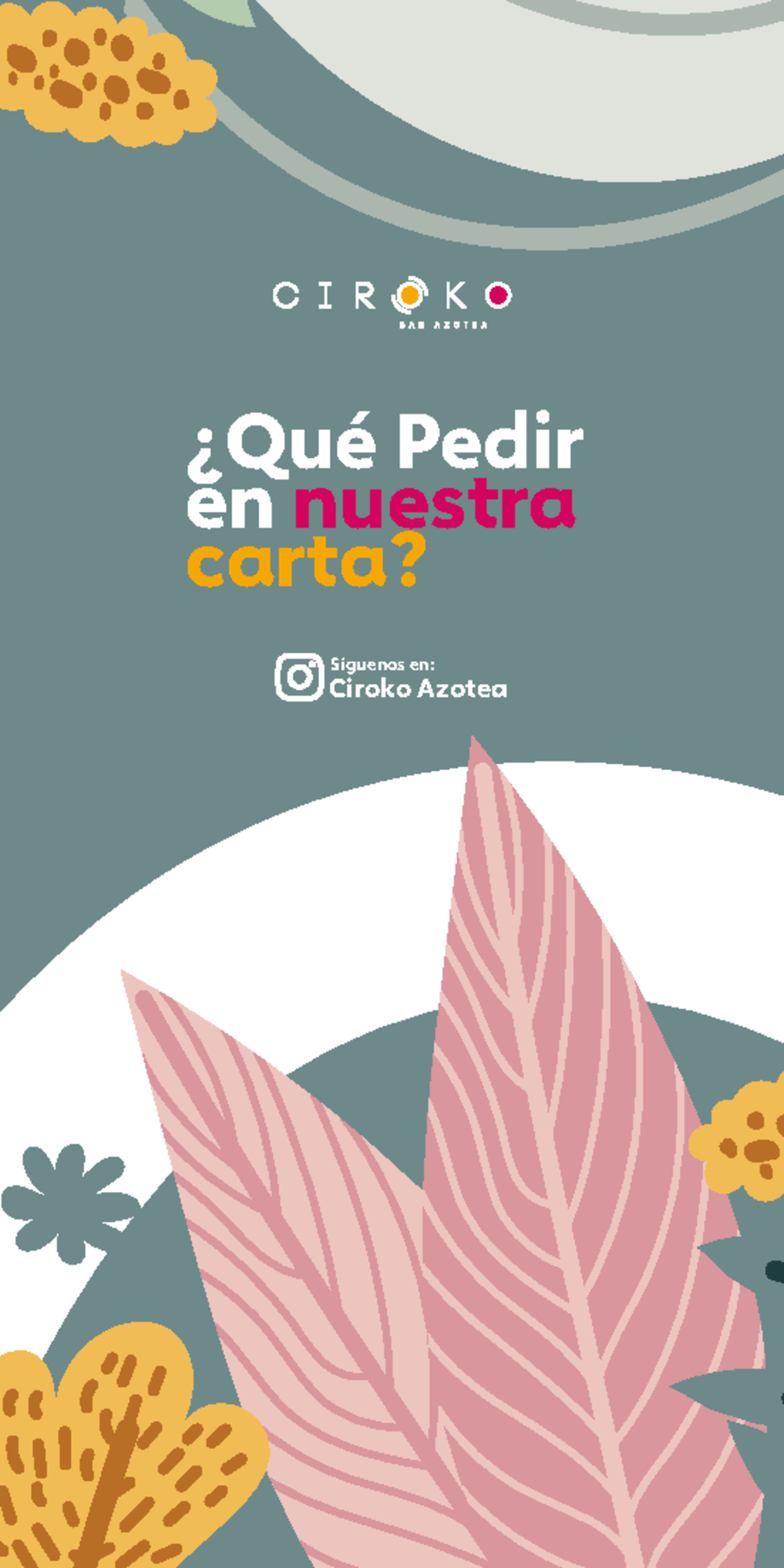 Carta Ciroko Enero 2024 1 - ¿Qué Pedir en nuestra carta? Ciroko Azotea ...