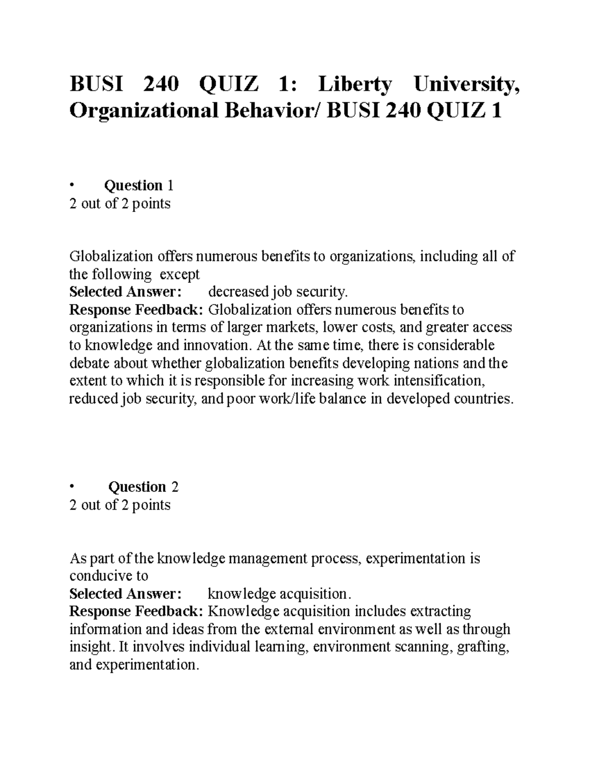3-BUSI 240 Quiz 1 - BUSI 240 Quiz 1 - BUSI 240 QUIZ 1: Liberty ...