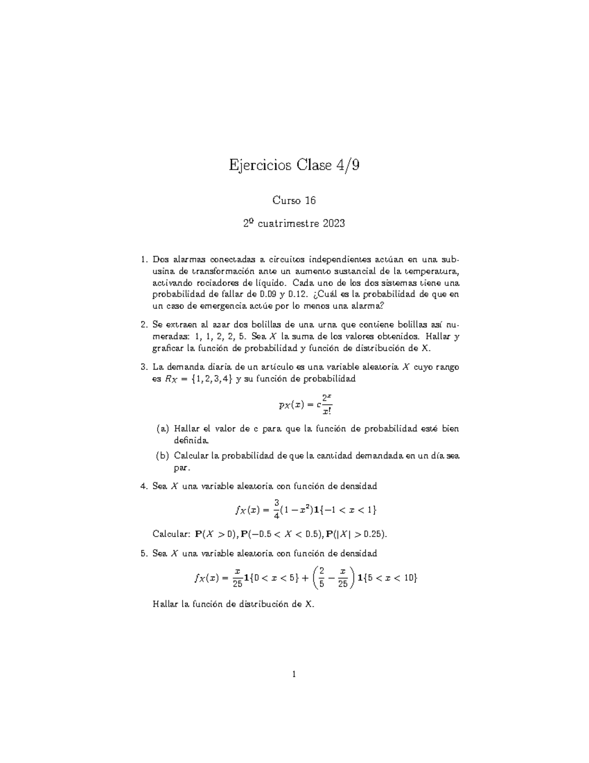 Ejercicios de clase 23 9 4 - Ejercicios Clase 4/ Curso 16 2 º ...