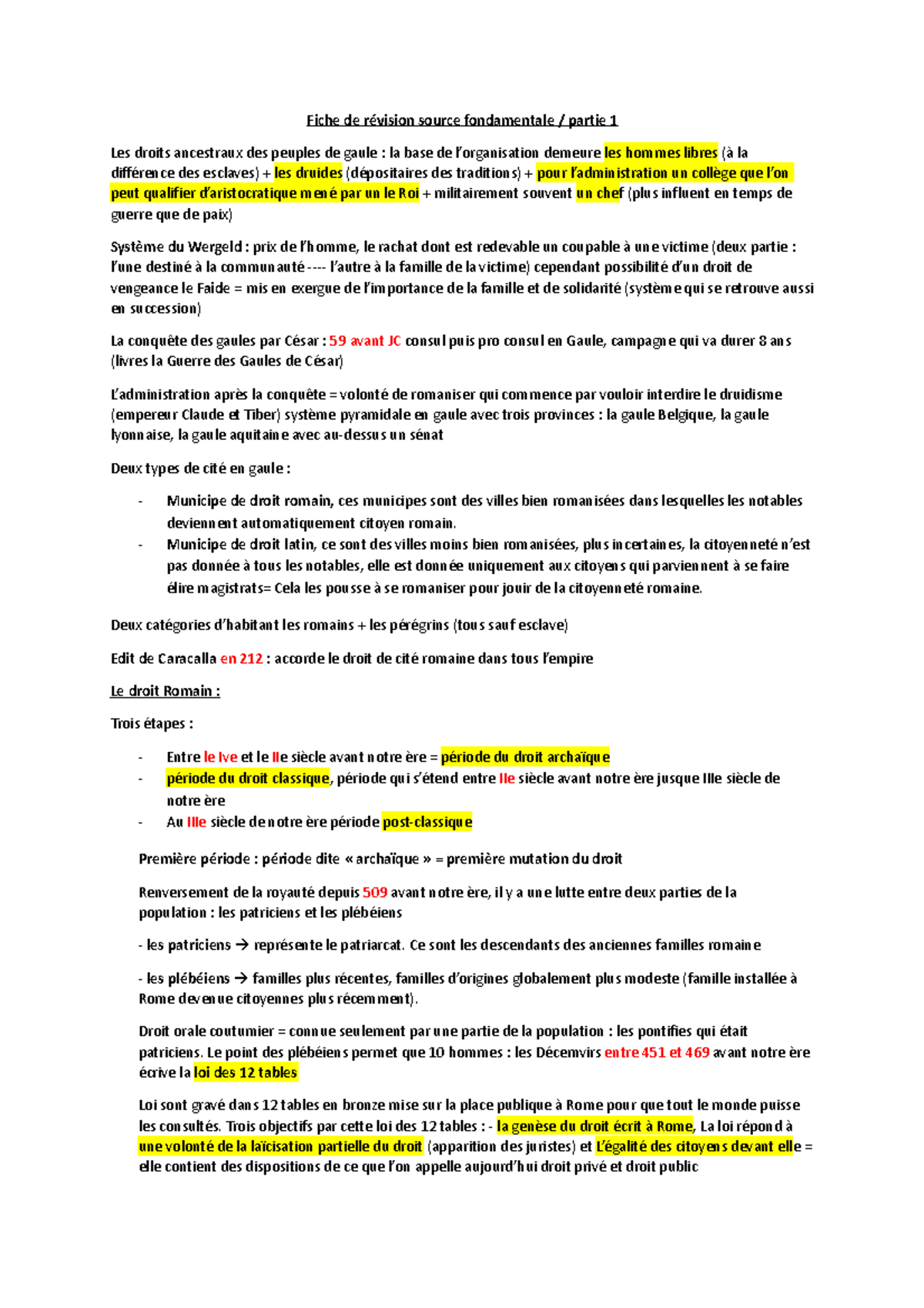 Fiche de r Ã©️vision source fondamentale partie 1 - Fiche de révision ...
