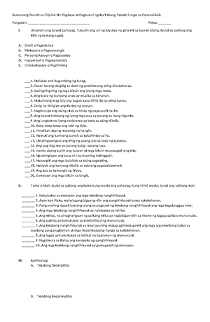 Stat Prob Q3 Module 14 - Statistics and Probability Third Quarter ...