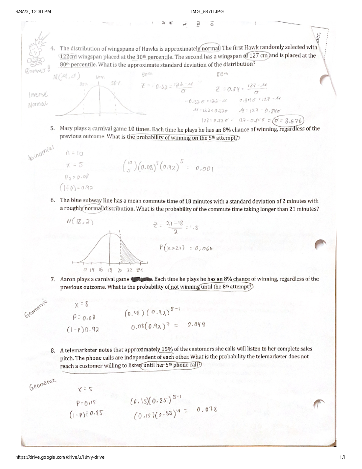 Probability distribution pt.2 - 6/8/23, 12:30 PM IMG_5870 drive.google ...