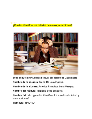 Lección 4. Fisiología DEL Estrés Y Estado DEL Ánimo - Fisiología de la ...