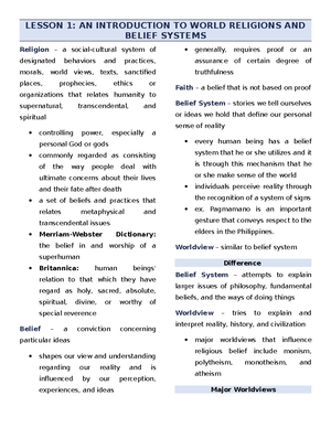 Christianliving Group 3 - Lesson 2: STUDENTS’ HANDOUTS – (by group ...