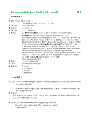 2223 Overzicht zinsdelen 2 havo tm H3 - HOE KIJK JE NAAR EEN ZIN ?: Een zin is een mini ...